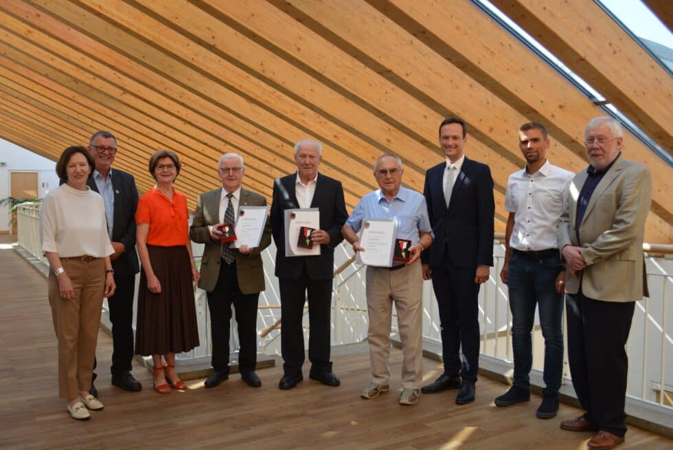 „Goldenen Senkel“ für besondere Verdienste als Feldgeschworene